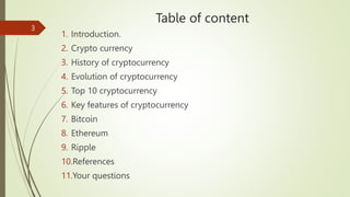 Crypto currency ppt Small presentation AFG | PPT