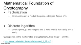 Tutorial on Cryptography | PDF