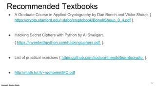 Tutorial on Cryptography | PPT