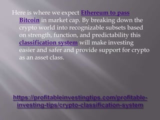 Crypto Classification System | PPTX