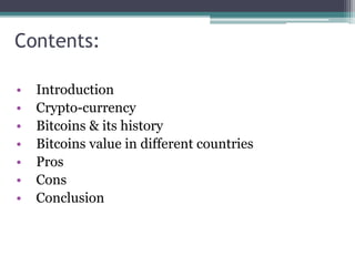 Crypto currency | PPT