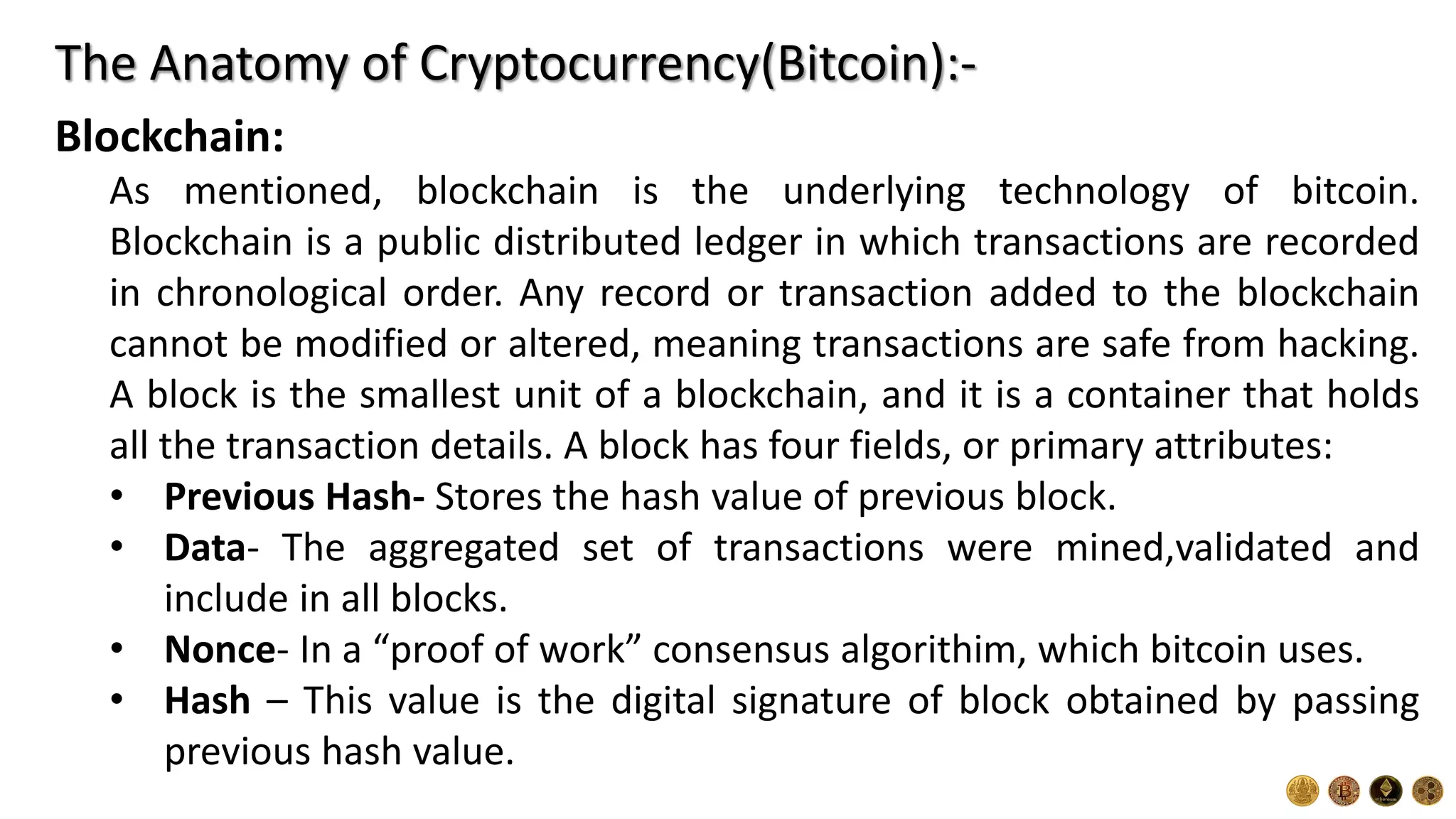 An in depth presentation of Cryptocurrency. | PPT