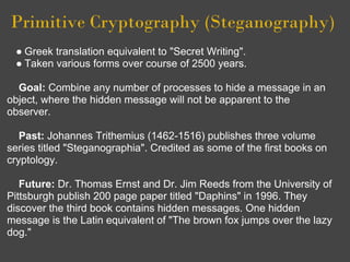 Cryptography 101 | PPT