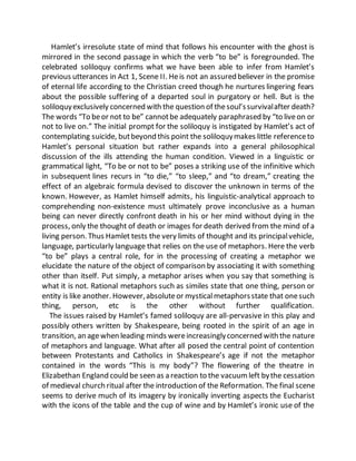 HAMLET Viewed from Three Angles | DOCX