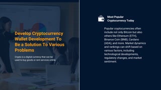Cryptocurrency Wallet Development Services | PPT