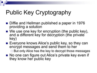 cryptography and encryption and decryption | PPT