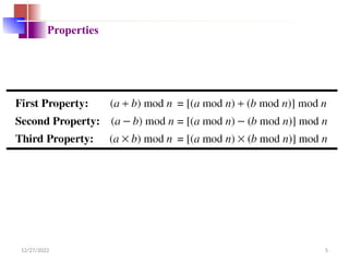 Cryptography Modular Arithmetic and their application.pptx