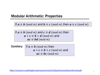 Cryptography Modular Arithmetic and their application.pptx