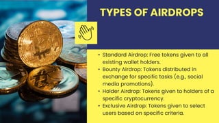 Crypto Airdrops Explained: How to Get Free Cryptocurrency by Intelisync | PPTX | Email | Internet