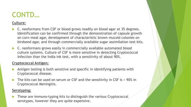 Cryptococcal Meningitis.pptx | Brain and Nervous System Disorders ...
