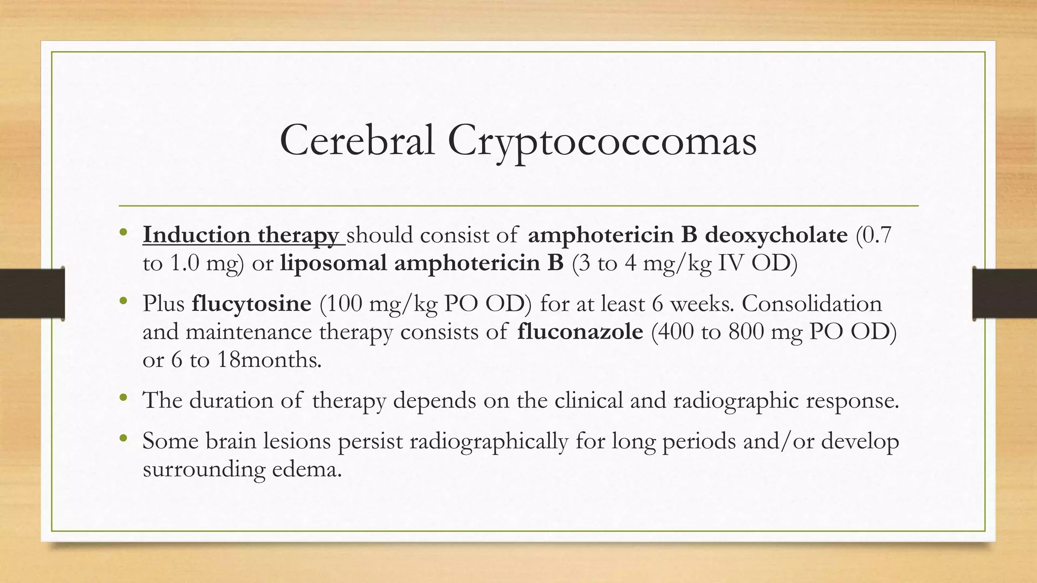 Cryptococcosis | PPTX