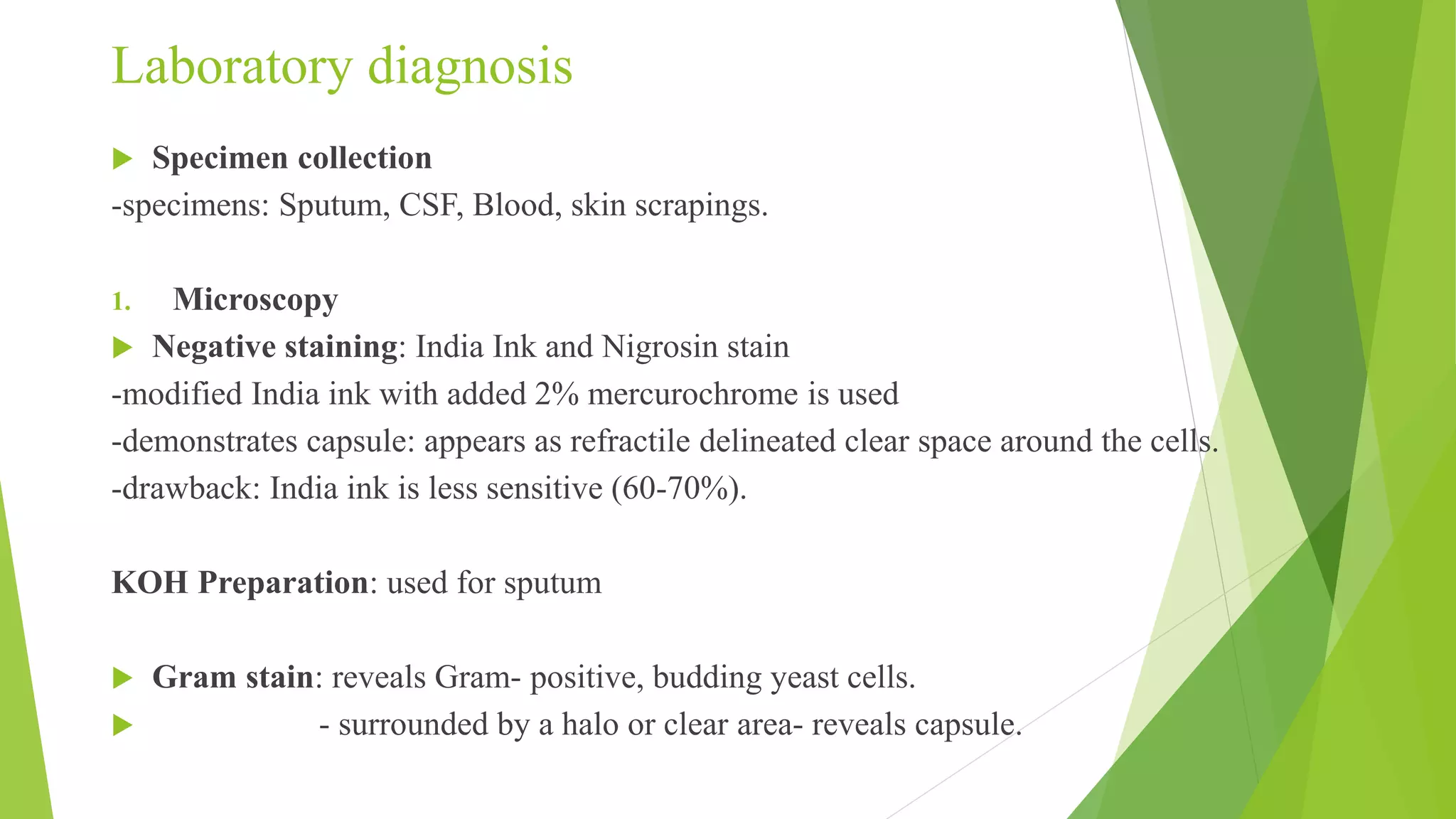Cryptococcosis | PPTX