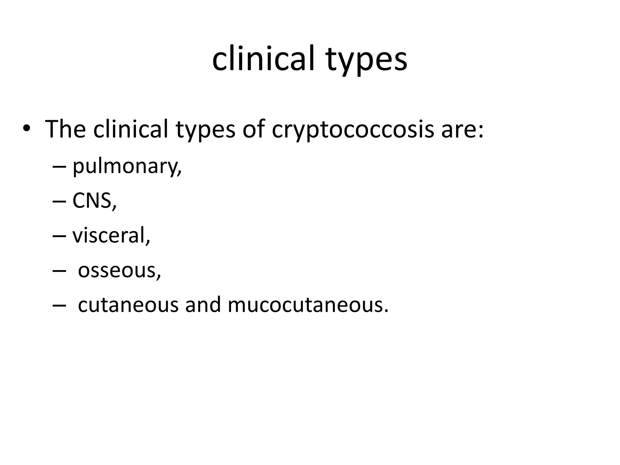 Cryptococcus | PPTX