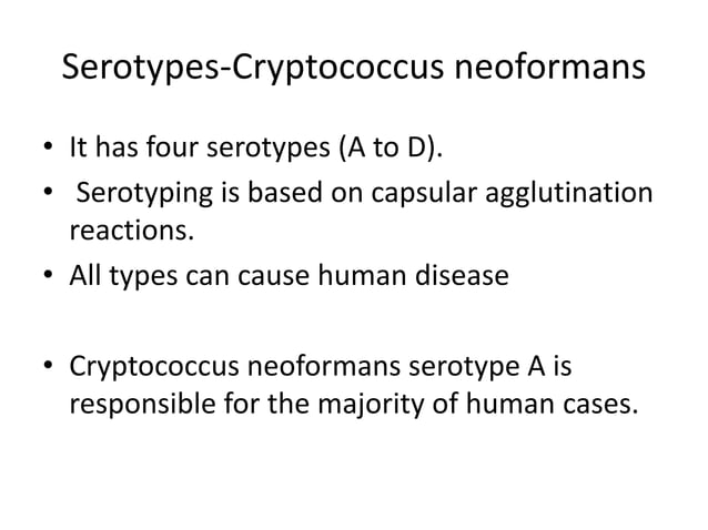Cryptococcus | PPTX