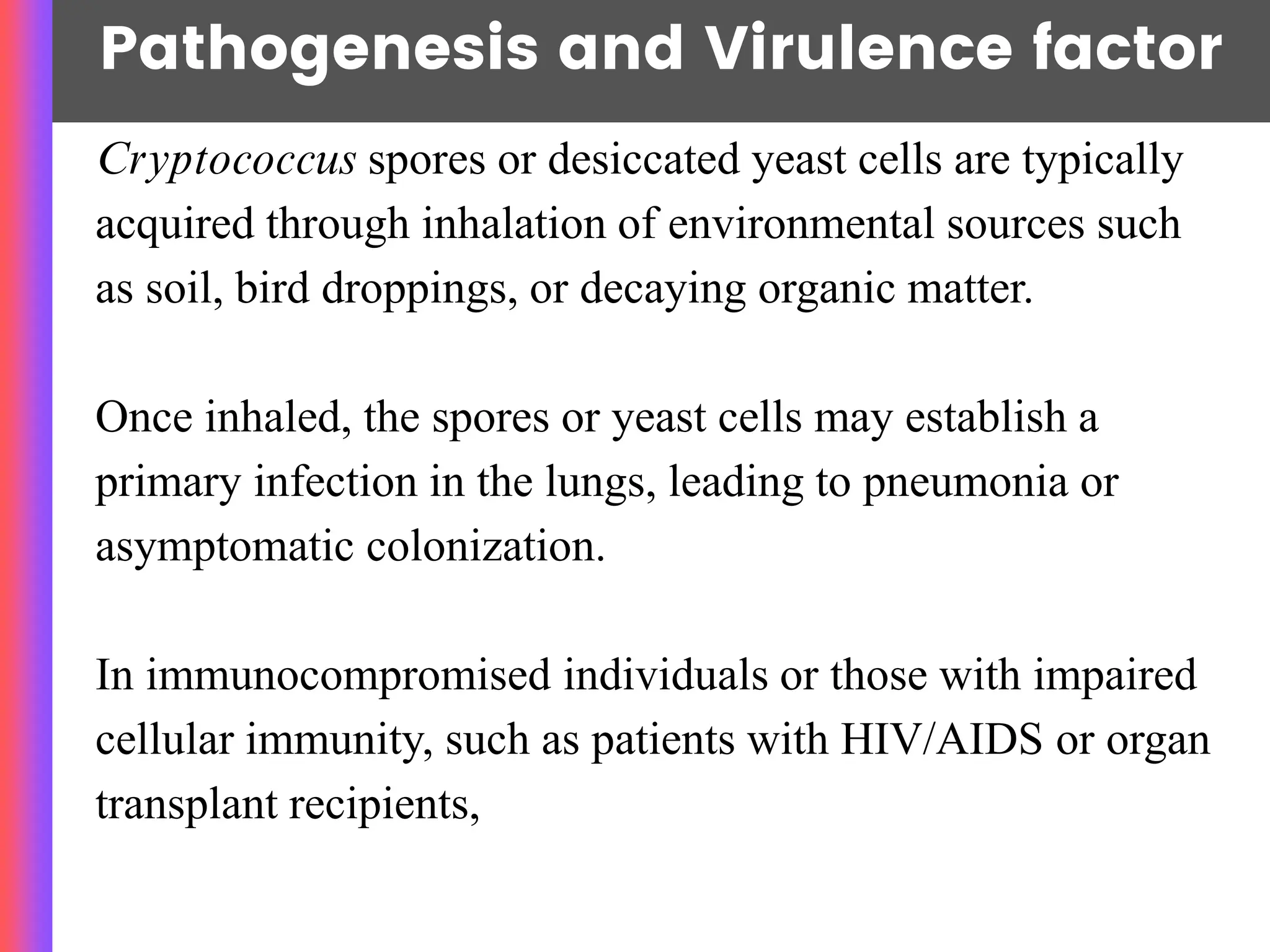 Medically Important Cryptococcus species.pptx