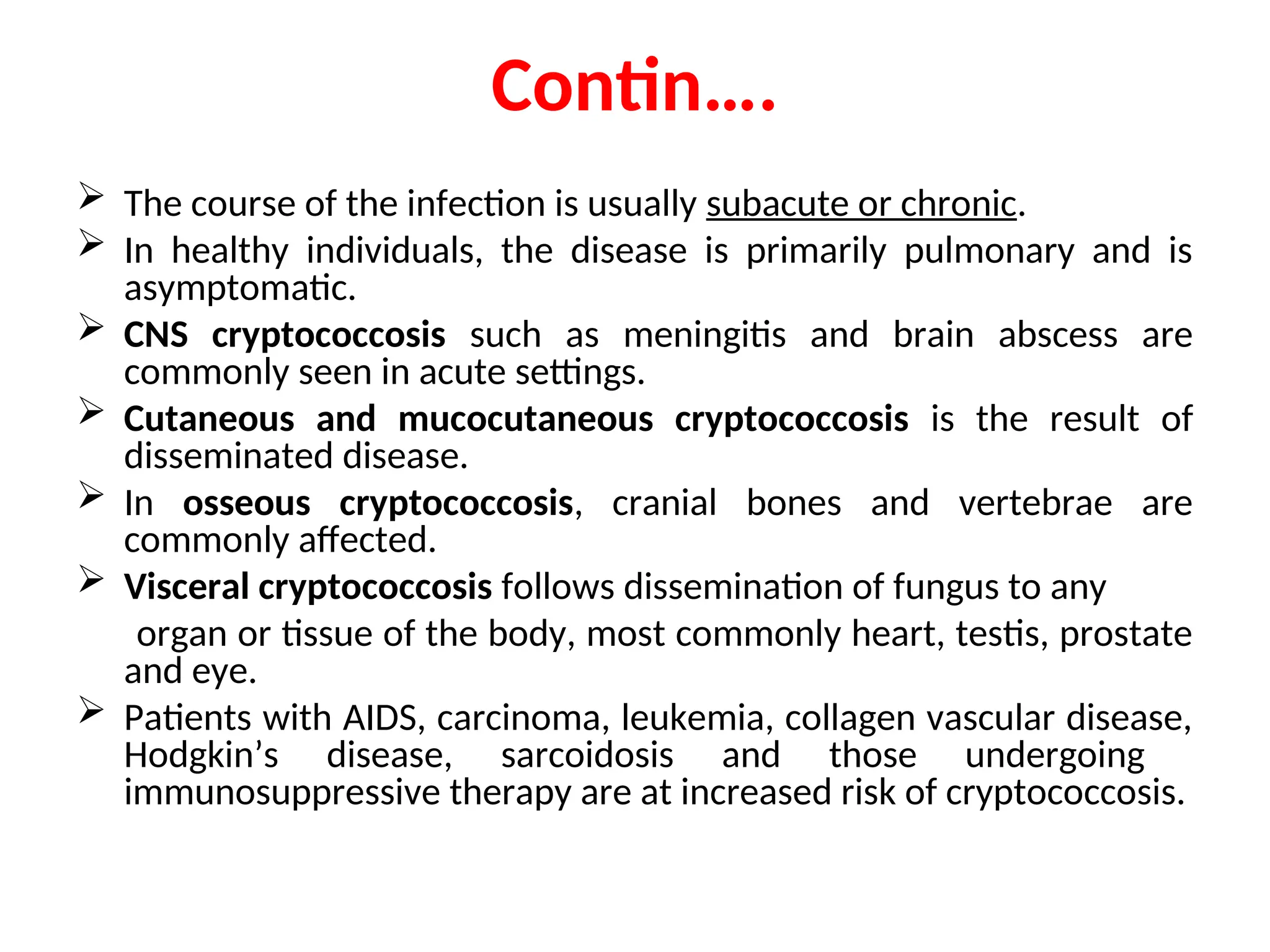Cryptococcus. var. gattii, var. neoformans and var. grubii. | PPT ...