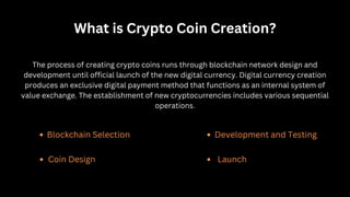 Crypto coin Creation and Adoption Emerging Trends 2025 | PDF