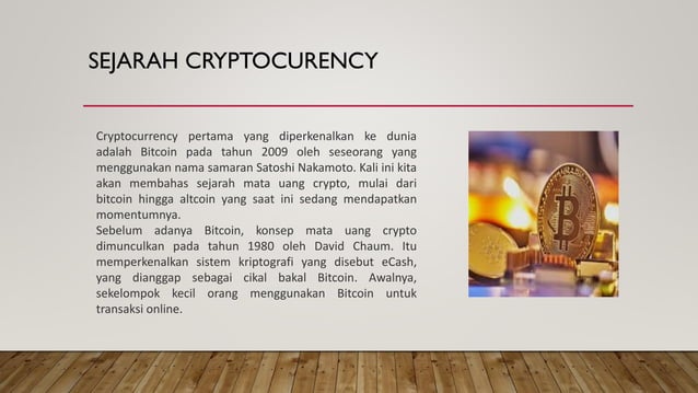 Mengenal seputar crypto currency dasar untuk belajar | PDF