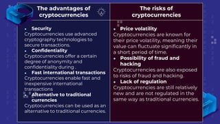 INTRODUCTION OF CRYPTOCURRENCIES .pptx | Free Download