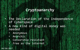 Cryptocurrencies: The digital financial revolution | PPTX