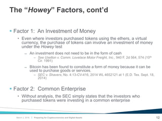 An Introduction to Cryptocurrency Funds | Timothy Spangler | Lunch ...