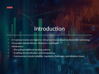 Cryptocurrencies_Presentation.pptx brief explanation | PPT