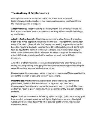 Cryptocurrency seminar topic presentation using MSWord. | DOCX