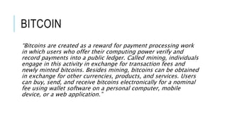 Cryptocurrency | PPTX