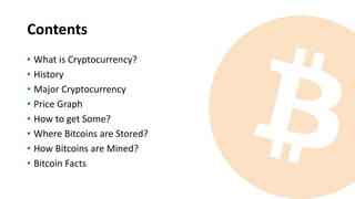 Introduction to Cryptocurrency(Bitcoin). | PPTX