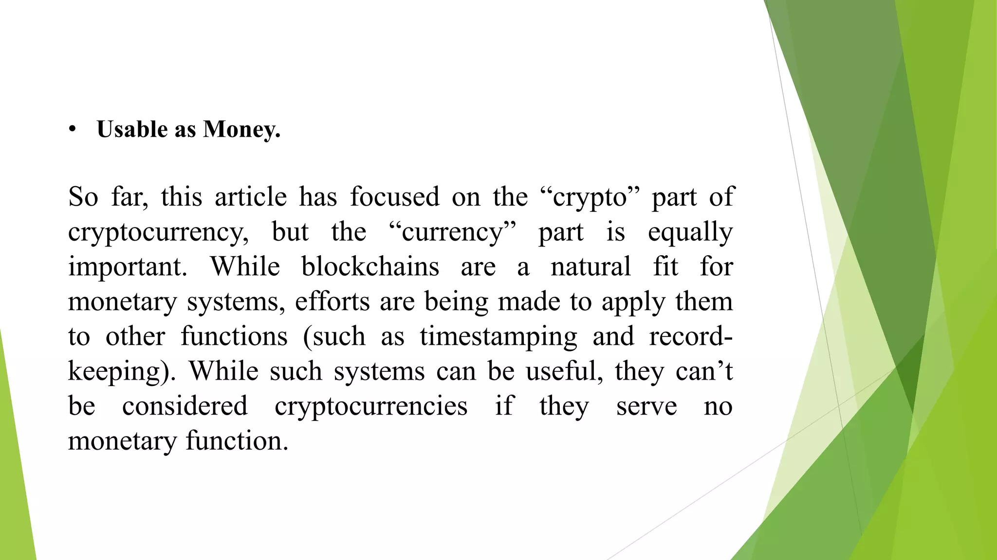 Cryptocurrency | PPTX