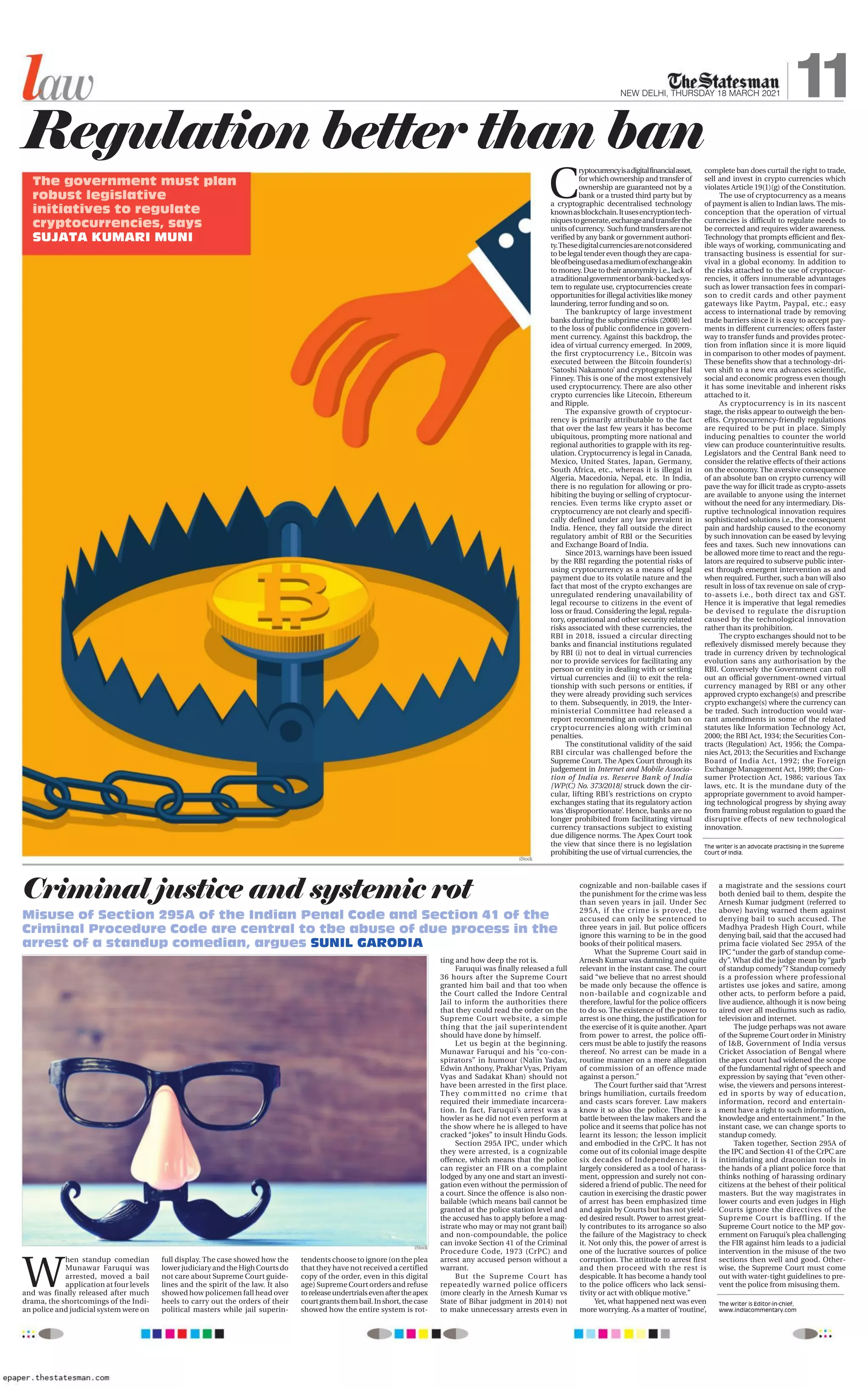 Cryptocurrency Regulation is better than its ban | PDF