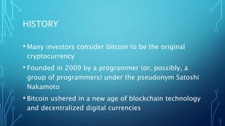 Cryptocurrency | PPTX