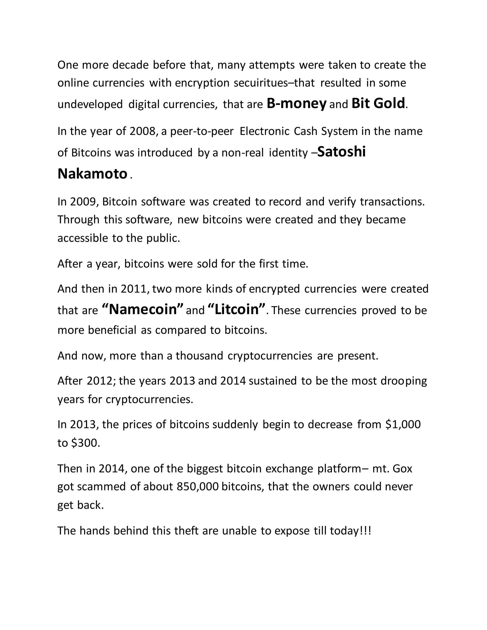 Cryptocurrency | DOCX