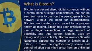 A presentation on - What is Cryptocurrency .pptx