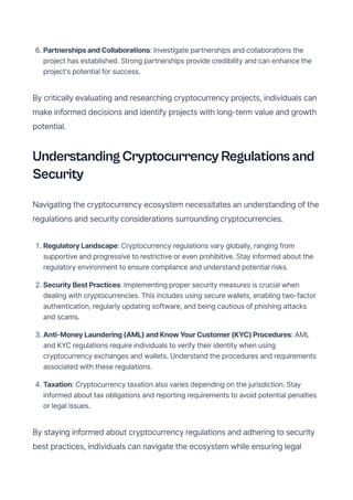 Cryptocurrency-chronicles a Comprehensive Guide to Digital Assets | PDF