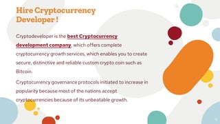 Cryptocurrency development-company | PPT