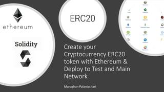 Create and Deploy your ERC20 token with Ethereum | PPT