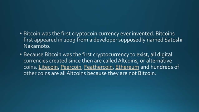 Cryptocurrency 101 | PPT