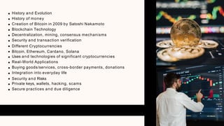 Cryptocurrency and Financial Literacy Teaching the Next Generation ...