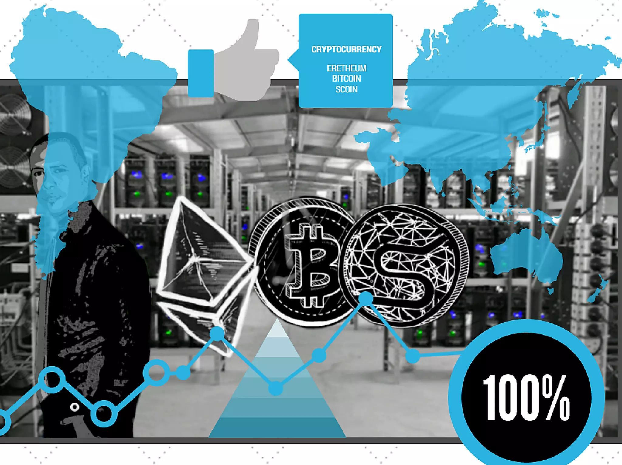 The Coinspace Cryptocurrency chart towards the future. | PDF