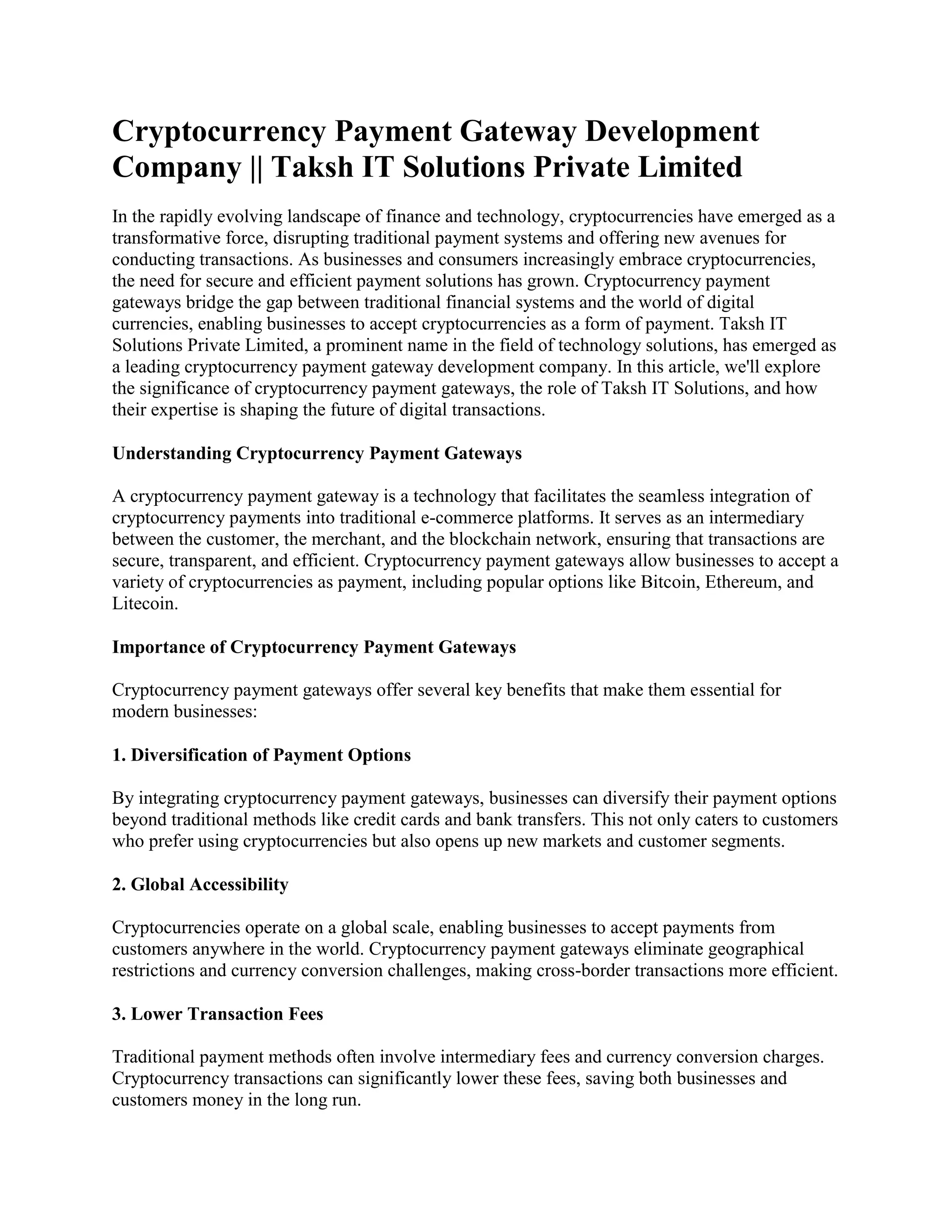 Cryptocurrency Payment Gateway Development Company.pdf