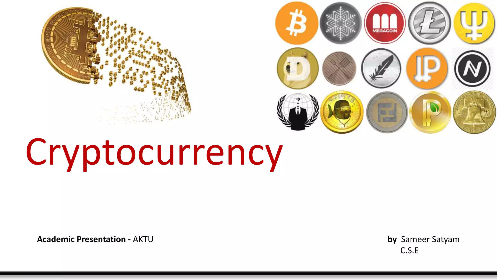 Cryptocurrency - Digital Currency | PPTX