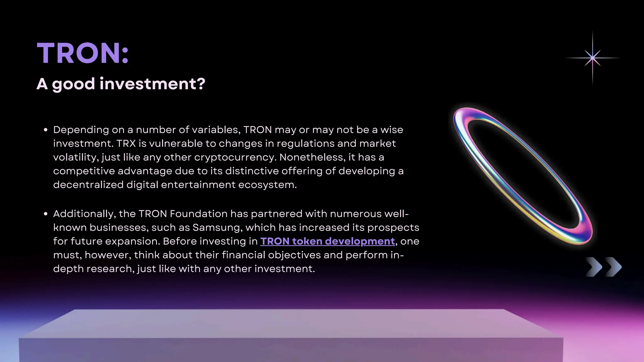 cryptocurrency Tron Token development (TRX).pdf