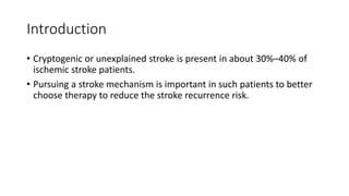 CRYPTOGENIC STROKE.pptx