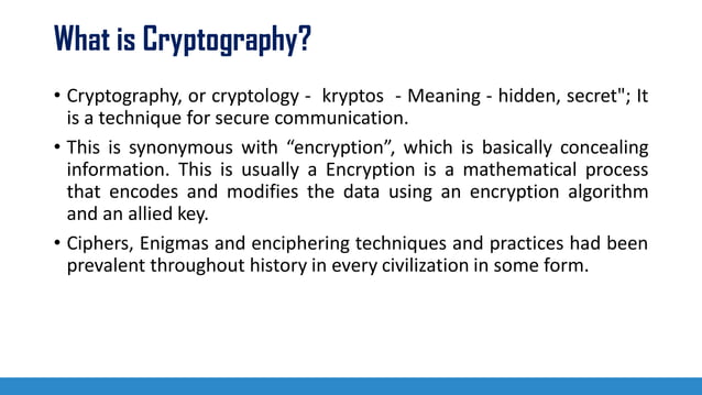 CRYPTOGRAPHY – An enquiry into the evolution of enciphers and Vedic ...