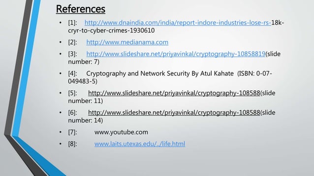 Cryptographic Algorithms: DES and RSA | PPT