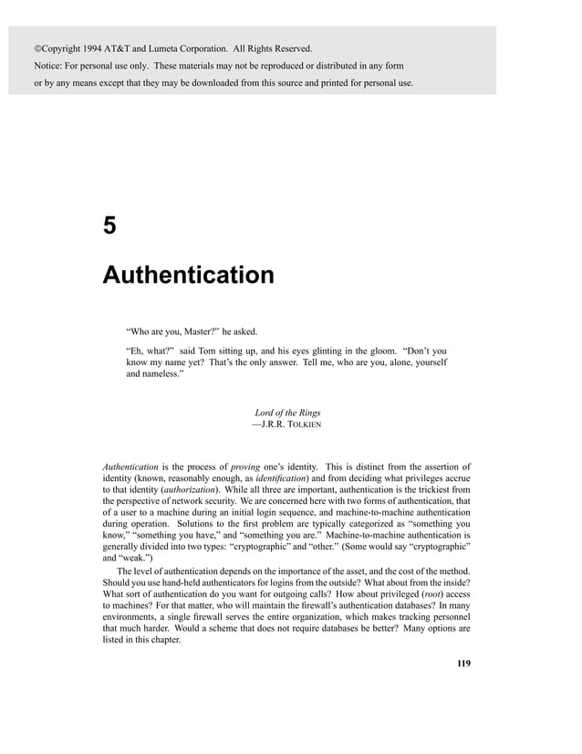Cryptographic authentication | PDF