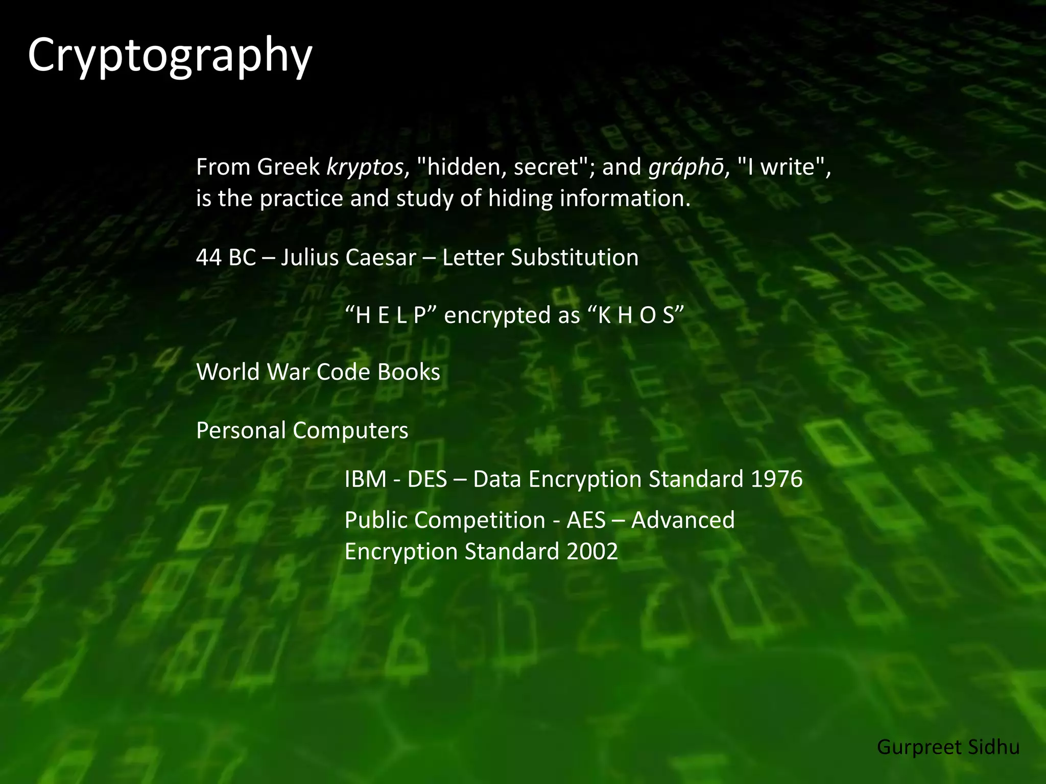 Cryptography Ppt