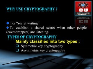 Cryptography 130919084510-phpapp02 | PPTX | Information and Network Security | Computing