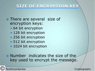 Cryptography | PPTX
